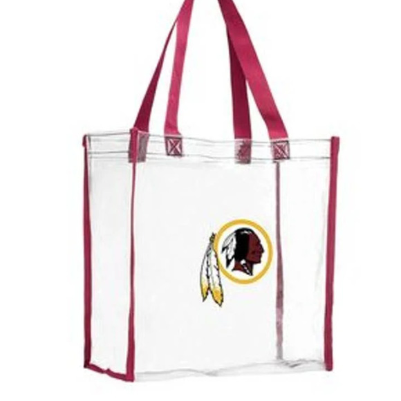 Forever Collectibles | Bags | New Foco Washington Redskins Clear ...